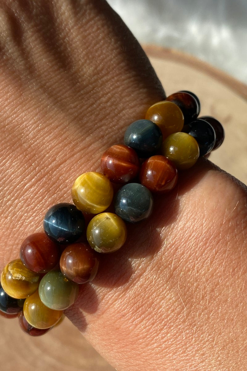 Multi-Color Tiger Eye Bracelet | Kylee's Crystals